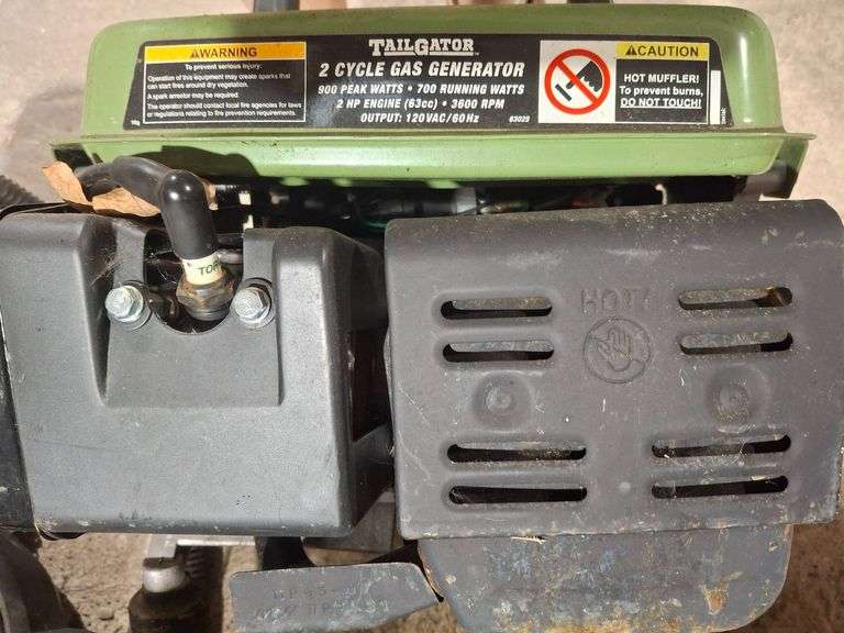 Tailgator 2-Cycle Gas Generator with Green Housing - Metzger Property ...