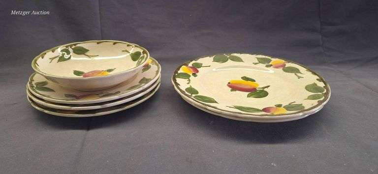 W & B The Delicious Apple Plates and Bowls with Fruit Motif - Metzger ...