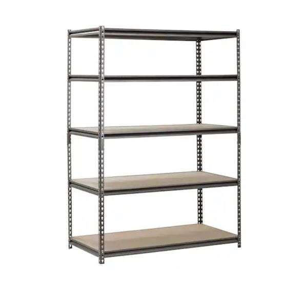 Muscle Rack 5-Tier Boltless Steel Garage Storage Shelving Unit in ...