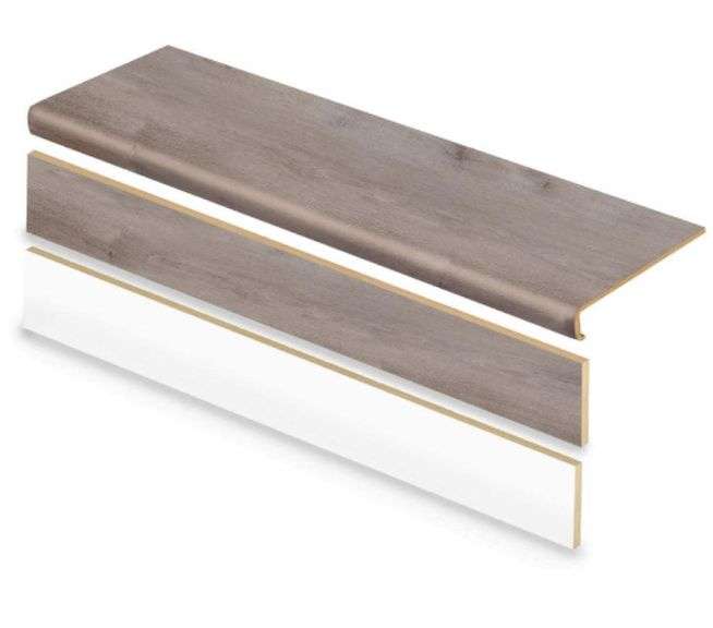 2-Cap A Tread Athabasca Glacier/Belle Mead Oak 47 in. L x 12.15 in. W x ...