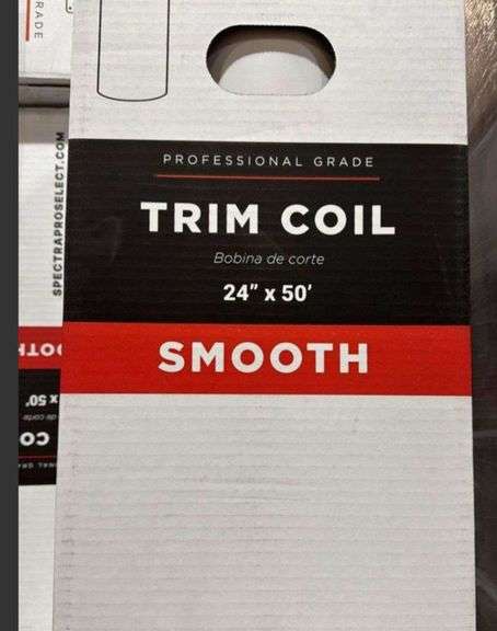 Spectra Pro Select 24 in. x 50 ft. White Aluminum Trim Coil - Metzger ...