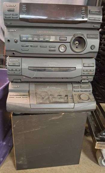 Sony HCD-G3300 Compact Disc Deck Receiver with JBL Subwoofer - Metzger ...