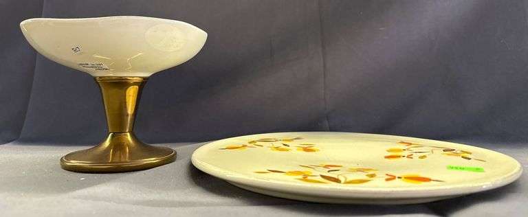 Hall Superior Quality Dinnerware and Goldenray Pedestal Compote ...