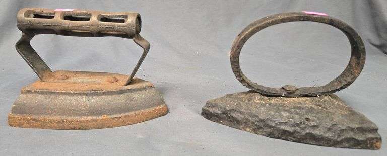 2 – Cast Iron Sad Irons - Metzger Property Services, LLC