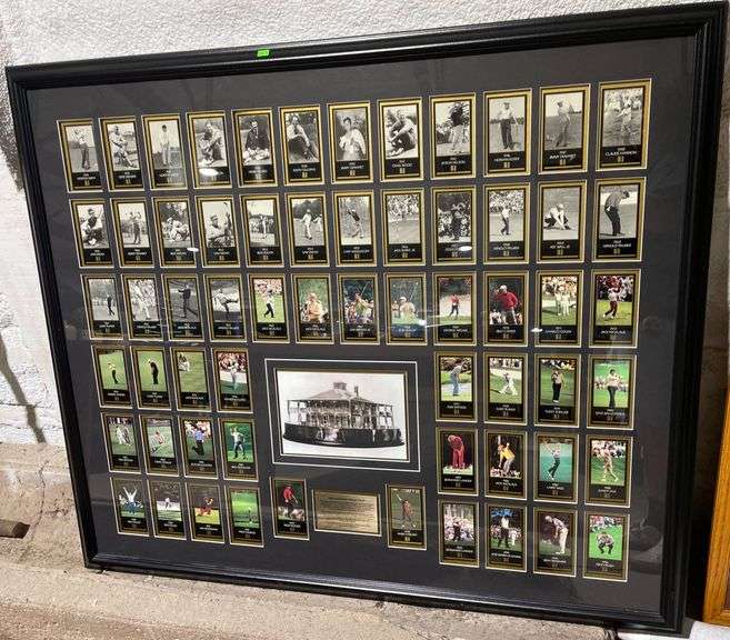 Framed Limited Edition Masters Collection with Golf Legends and Augusta ...