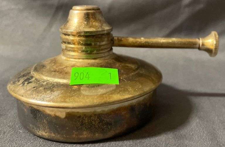 Brass Alcohol Burner Lamp Light - Metzger Property Services, LLC