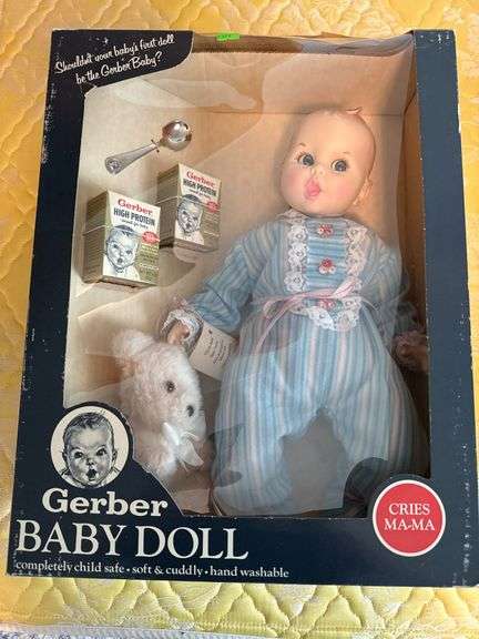 Gerber Baby Doll Set with Accessories in Original Packaging - Metzger ...