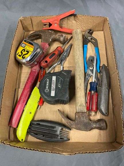 Hand Tools Including Hammers, Tape Measure, and Pliers - Metzger ...