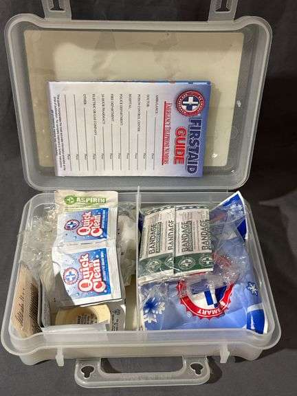 Plastic First Aid Kit with 85 Pieces - Metzger Property Services, LLC