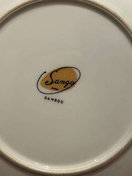 Sango Japan ‘Bamboo’ Pattern Porcelain Dinnerware Set - Metzger ...