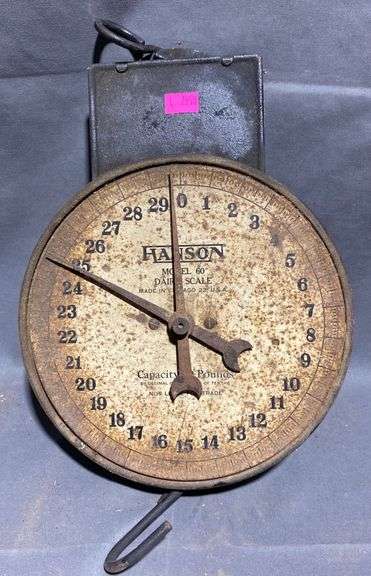 Hanson Model 60 Dairy Scale with 15-Inch Length - Metzger Property ...