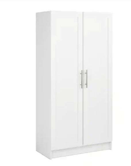 HOMCOM White 63 in. H Storage Cabinet - Metzger Property Services, LLC