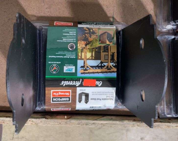 Simpson Strong-Tie Outdoor Accents Mission Collection ZMAX, Black ...