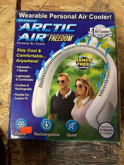 Arctic Air Freedom Personal Air Cooler - Portable 3-Speed Neck Fan ...