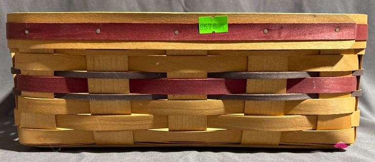 Royce Craft Basket with Red and Brown Accents - Metzger Property ...