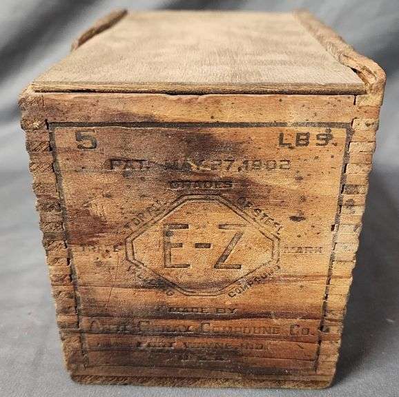 1902 E-Z Welding Compound Box by Anti-Borax Compound Co. Fort Wayne, IN ...