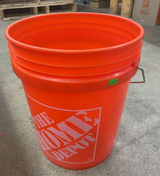 The Home Depot 5 Gallon Orange Homer Bucket - Metzger Property Services ...