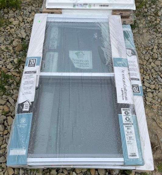 2-White 70 Pro Series Double-Hung Replacement Window, 34 x 58 - Metzger ...