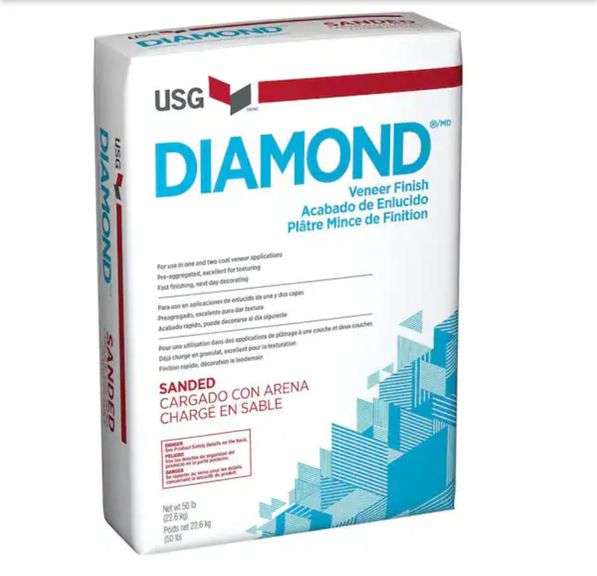 USG 50 lb. Diamond Veneer Plaster Finish, Sanded - Metzger Property ...