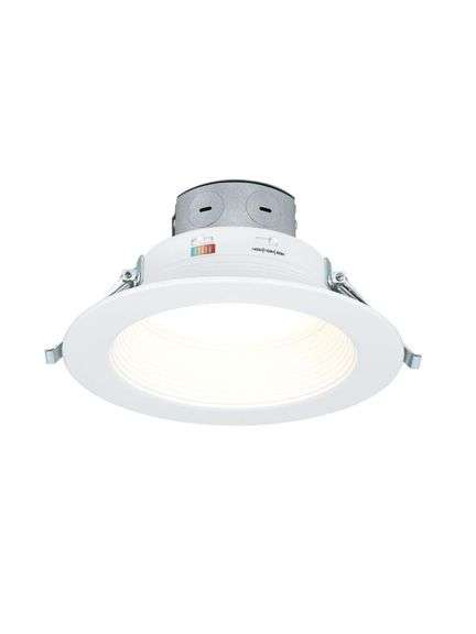 COMMERCIAL ELECTRIC - LED Selectable Lumen Selectable CCT 6 in. Round ...