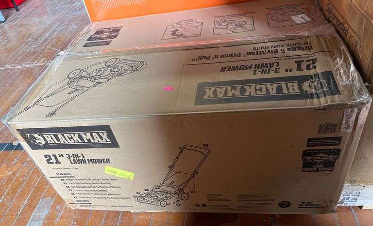 Black Max 3-in-1 Lawn Mower with Briggs & Stratton Engine 21-Inch - Metzger Property Services, LLC