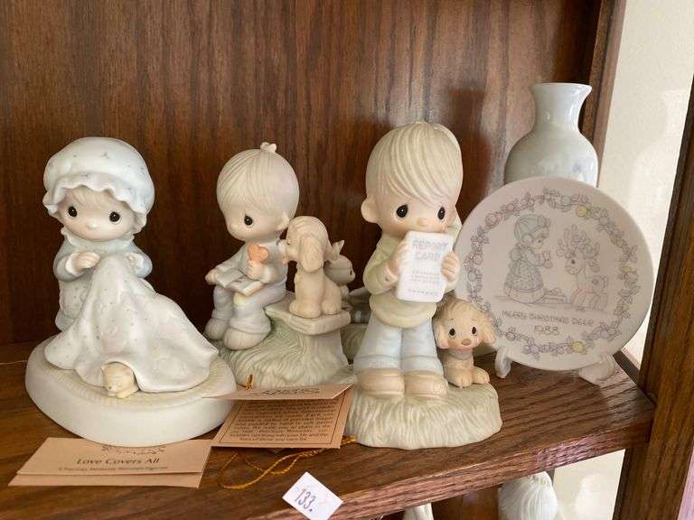 Precious Moments Porcelain Figurines and Plate - Metzger Property ...
