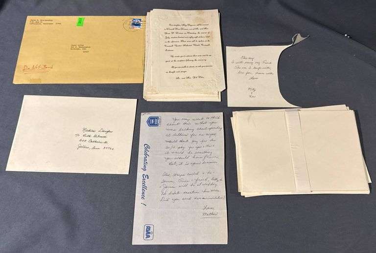 Handwritten and Typed Letters with Envelopes - Metzger Property ...