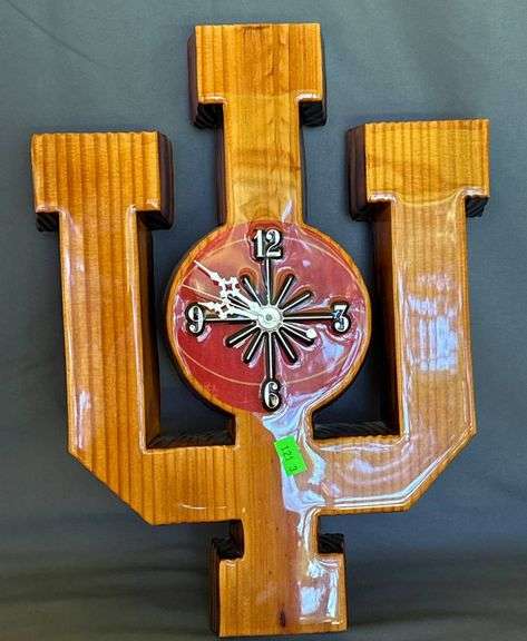 Indiana University-Themed Clock, Plate, and Coaster Set - Metzger ...