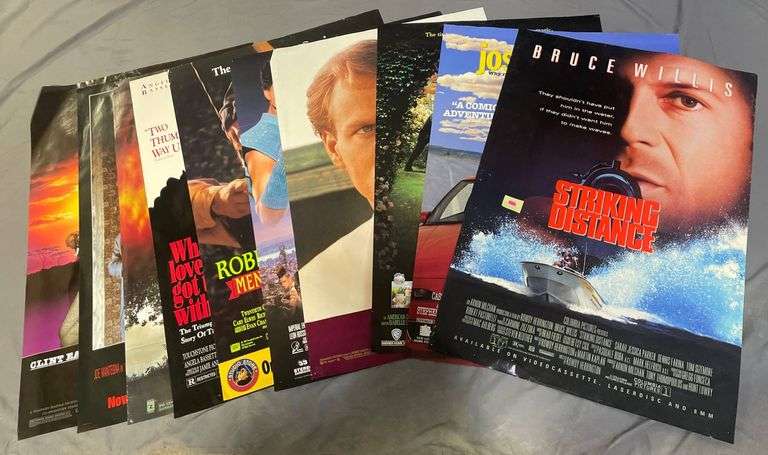 10 1990s Movie Posters for Various Films - Metzger Property Services, LLC