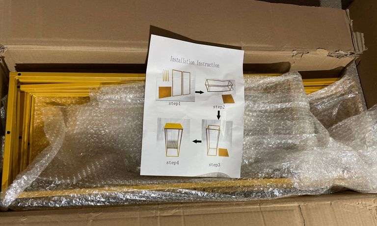 Flat-Pack Metal Display Frame with Installation Instructions - Metzger ...