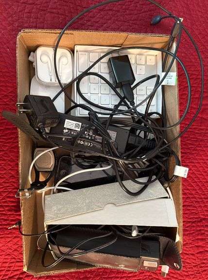 Electronics and Accessories Including Recorder, Watch, and Cables ...