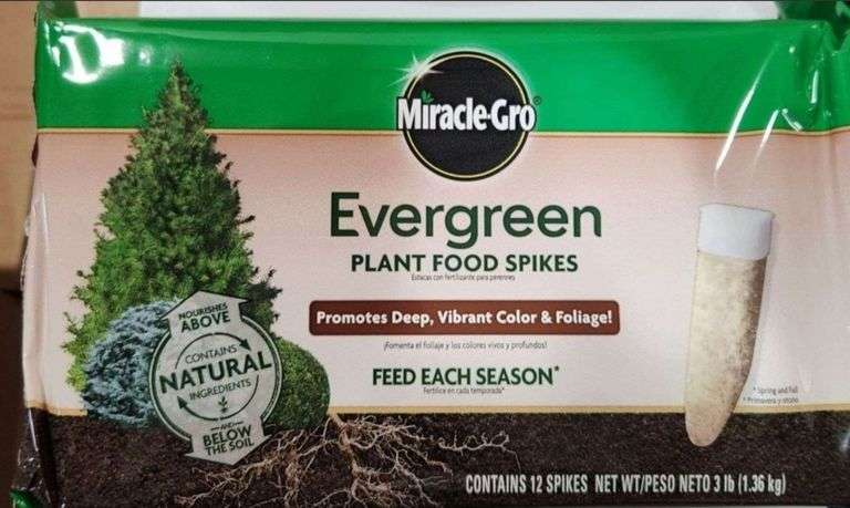 Miracle-Gro Evergreen plant food spikes 12 count - Metzger Property ...