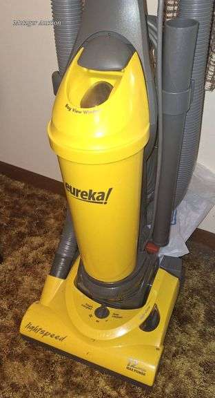 Eureka Bagless Upright Vacuum Cleaner, Yellow - Metzger Property ...