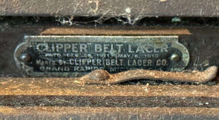 Clipper Belt Lacer with Accessories by Clipper Belt Lacer Co. - Metzger ...