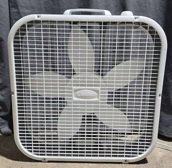 Lasko Box Fan with Five-Blade Design and Adjustable Speed Control 20×20 ...