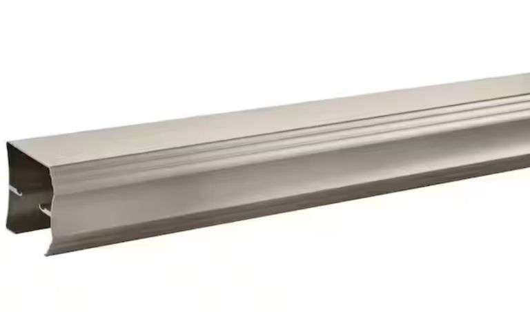 Delta 48-60 in. W Traditional Semi-Frameless Sliding Shower Door Track ...