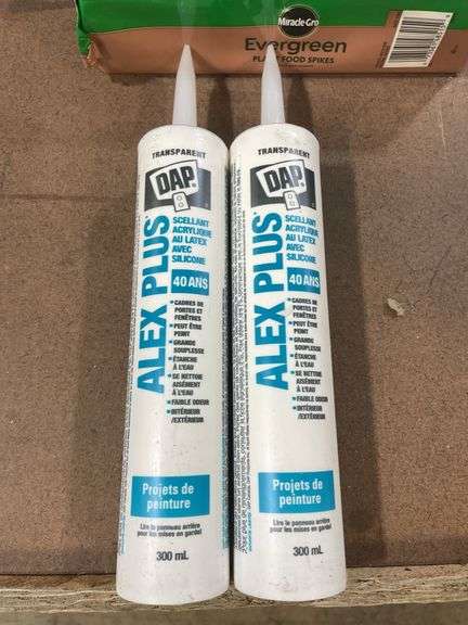 2 / DAP Alex Plus Transparent Adhesive - Metzger Property Services, LLC