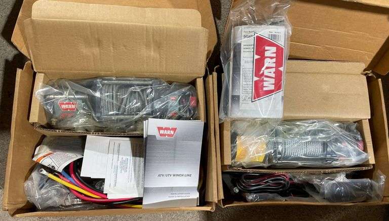 2 WARN ATV Winch Lines in Original Boxes - Metzger Property Services, LLC