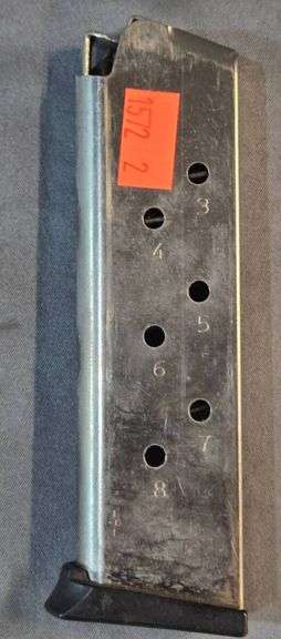 Two .45 Caliber Pistol Magazines Marked ‘Made in Italy’ - Metzger ...