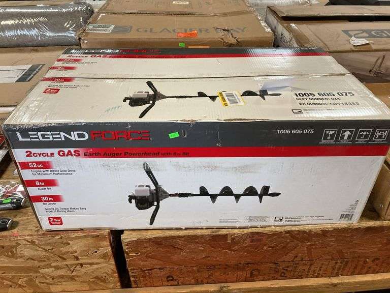 Legend Force 2 Cycle Gas Earth Auger Powerhead With 8” Bit - Metzger ...