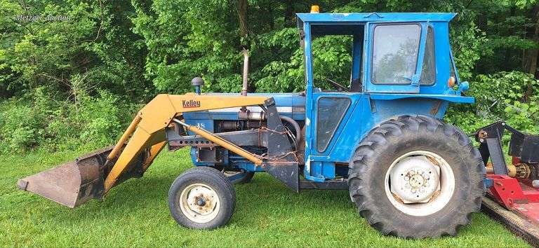 Ford 4000 Gas Tractor with Kelly Front-End Loader, 2967hrs - Metzger ...