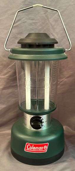 Coleman Large Tube Lantern with Original Box - Metzger Property ...