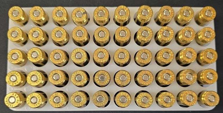 Federal .40 S&W 155 gr. Ammunition - 50 Rounds - Metzger Property ...