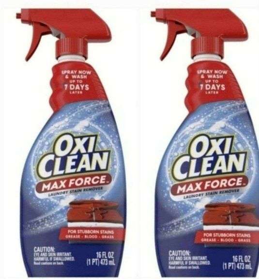 2- OxiClean Max Force Laundry Stain Remover Spray, 16 fl oz - Metzger Property Services, LLC