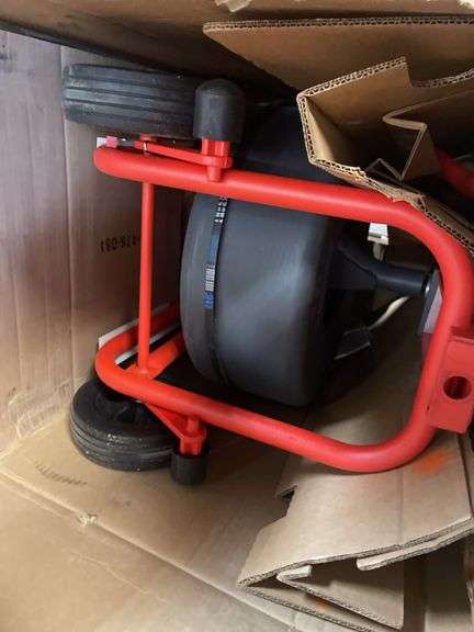 RIDGID K-750 Drain Cleaning Snake Auger Drum Machine with Autofeed and ...