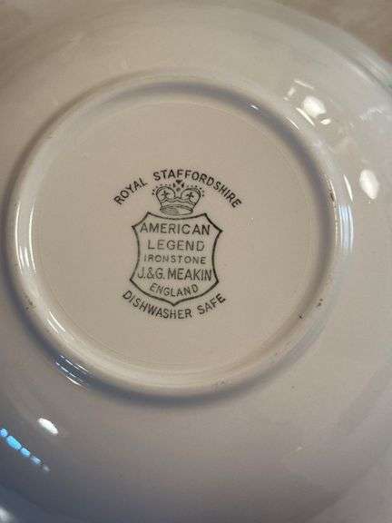 Royal Staffordshire ‘American Legend’ Ironstone Dinnerware Set by J&G ...