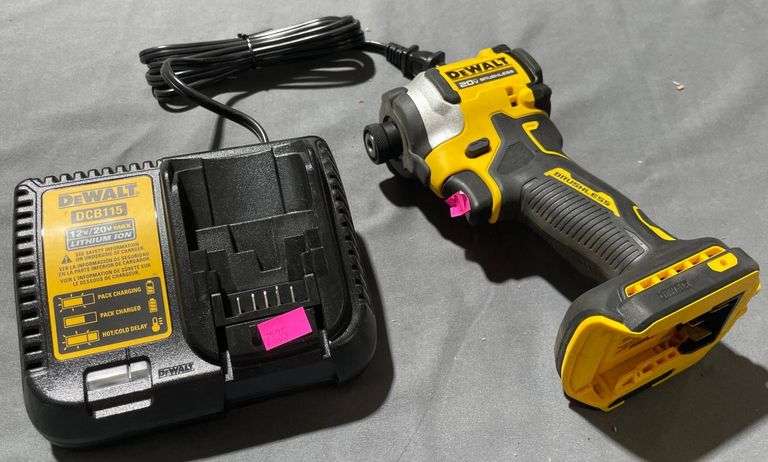 DeWalt DCF850 Cordless 20V Impact Driver with DCB115 Charger - Metzger ...