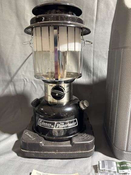 Coleman Powerhouse Model 290-700 Lantern with Case, Spare Mantles, and ...