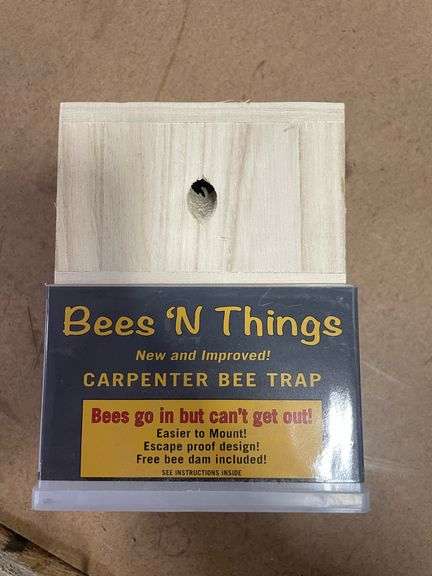 Bees N Things Outdoor Carpenter Bee Hanging Insect Trap with 15 ft ...