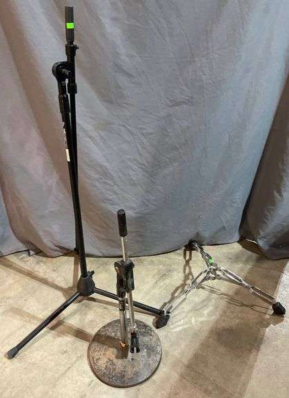 Set of Adjustable Microphone Stands Including On-Stage Stands Model ...